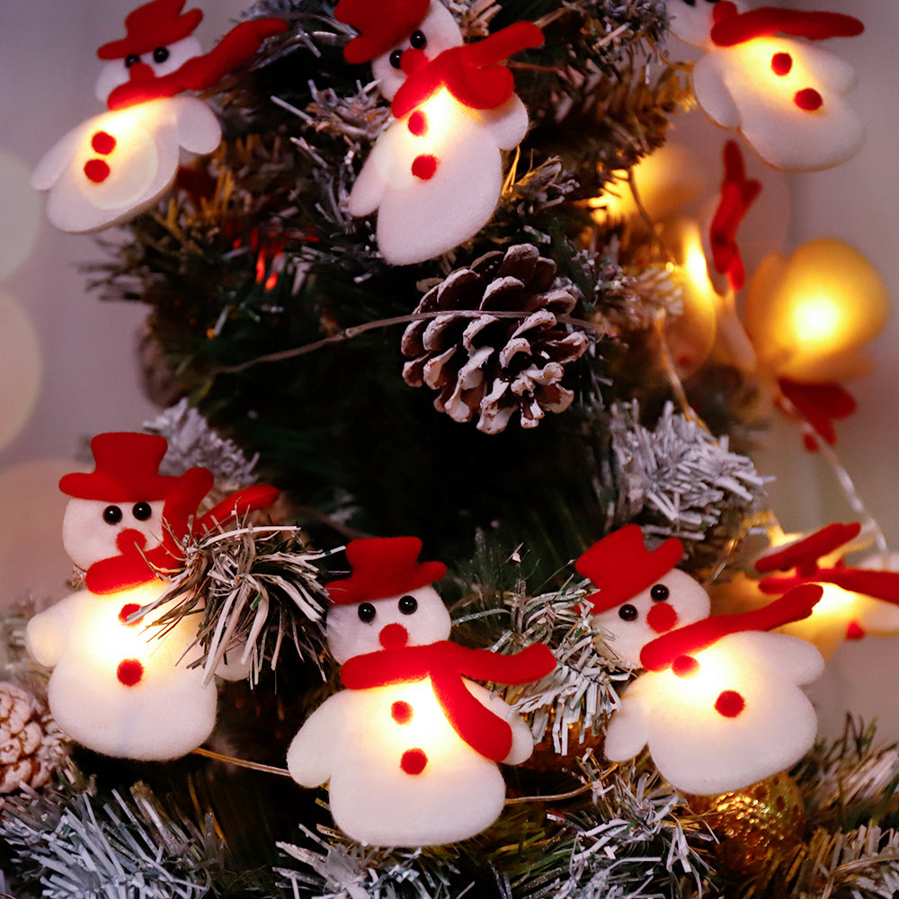 LED Christmas Snowman String Lights Supplier | GFLAI
